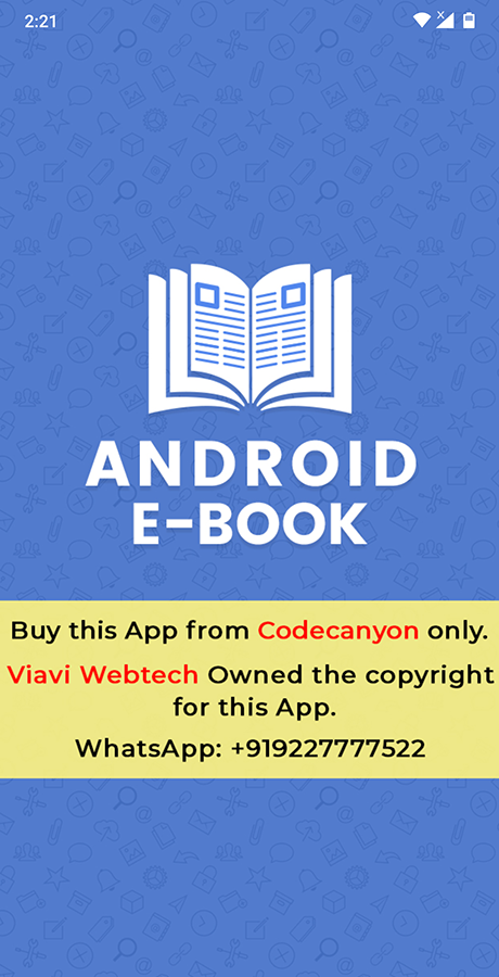 Android EBook App (Books App, PDF, ePub, Online Book Reading, Download ...